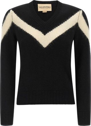 Valentino Garavani Damen, Strickwaren, Schwarzk, MGröße