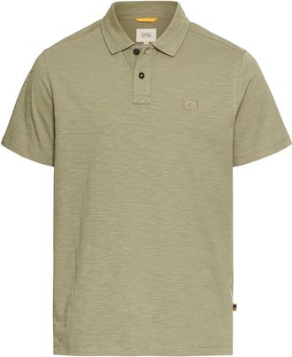 Camel Active Herren Kurzarm Poloshirt aus Organic Cotton Dunkelgrün, Menswear-XXL