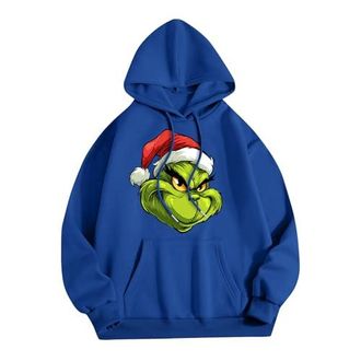 Generic Le Grinch Sweat A Capuche Femme Sweatshirts Deguisement Pilou The Sweet Oversize 2025 Plaid Hiver De Pull Vêtements Noel Polaire Moche Chaud Femmes Co