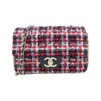 Chanel Pre-owned Tweed Faux Pearl Shoulder Bag - - Pre-owned - Damen - Rot - ONE SIZE