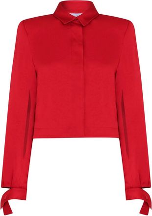 Gloria Coelho x Isabella Fiorentino Hemd mit Kragen - Rot
