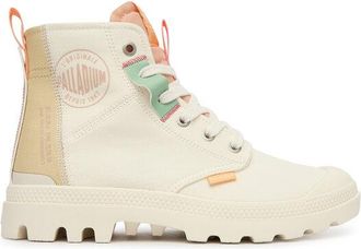 Palladium Schn&uuml;rstiefeletten Pampahi Urbanlayer 94668-161-M &Eacute;cru