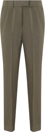 Federica Tosi Femme, Pantalons, Vert, Taille: 34 FR Pantalon en toile New York
