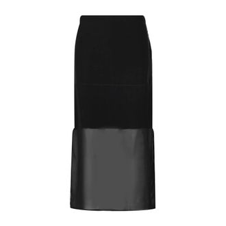 Sportmax Femme, Jupes, Noir, Taille: 40 FR Sheath Skirt