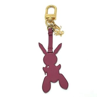Louis Vuitton Pre-owned Cuir porte-cls - Femme - Pre-owned - Rouge - Taille: ONE Size