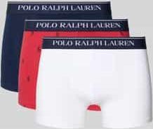 Ralph Lauren Trunks mit elastischem Logo-Bund im 3er-Pack