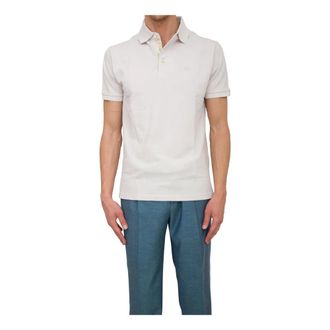 Etro Bedrucktes Beiges Poloshirt - - Tops - Herren - Beige - L