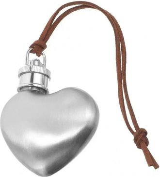 Generic Tsffae 1 Pc Mini Flachmann Tragbare Tasche Edelstahl Flachmann Herz Form Wein Whiskey Alkohol Flasche Kleine Flachmann Geschenk F&uuml;r Frauen