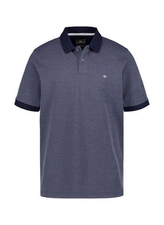 Fynch-Hatton Fynch-Hatton Herren Polo-Shirt blau gemustert