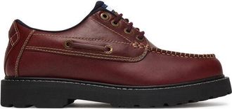 Tommy Jeans Halbschuhe Archive 01 Boat Shoe Leather EM0EM01651 Braun