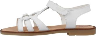 Pablosky Femme, Chaussures, Blanc, Taille: 34 EU Sandale &agrave; bride adh&eacute;sive