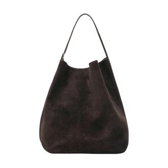 Toteme G&uuml;rtel-Tote aus Wildleder - - Bags - Damen - Braun - ONE SIZE