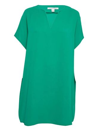 Diane Von Fürstenberg robe courte à col v - Vert