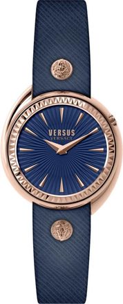 Versus Tortona Damenuhr Blau Leder - - Accessories - Damen - Blau - ONE SIZE
