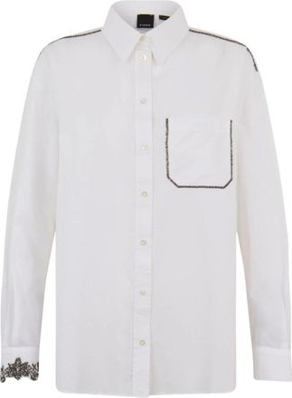 Pinko Pinko, Femme, Blouses et Chemises, Blanc, Taille: 42 FR White Shirt