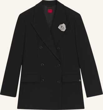 HUGO BOSS Hugo Blazer Amelora Oversize Fit schwarz