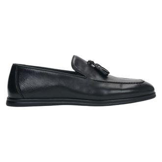 Estro & Luminara Homme, Chaussures, Noir, Taille: 43 EU Mocassins &Eacute;l&eacute;gants &agrave; Gland