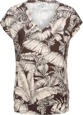 &Co Woman V-Ausschnitt Oberteil - - Tops - Damen - Braun - M