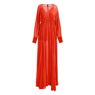 Essentiel Femme, Robes, Orange, Taille: 38 FR Hardware Dress