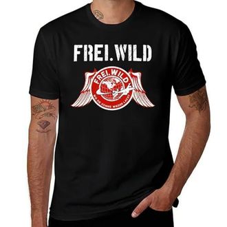 Generic Frei.Wild WDSWL Retro T-shirt pour homme, Style noir, 6XL