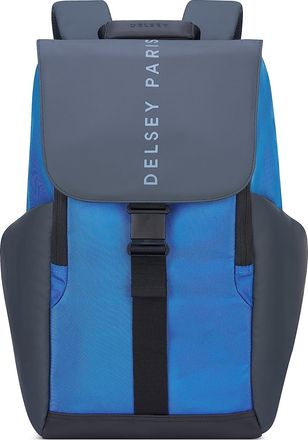 Delsey PARIS - Securflap - weicher Rucksack - 45 x 31 x 14 cm - 21 Liter - S - Marineblau