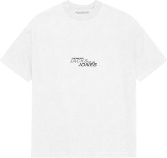 Jack & Jones Jcotarmac Branding Tee Ss Crew FST Pls