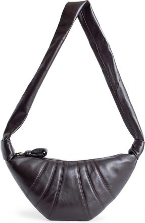 Christophe Lemaire Small Croissant Leather Shoulder Bag