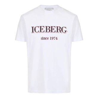Iceberg Homme, Tops, Blanc, Taille: L T-shirt oversize