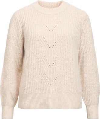 Object Objsally L/S Re Knit Pullover Noos