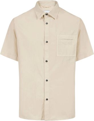 Iceberg Homme, Chemises, Beige, Taille: 2XL Chemise &agrave; manches courtes