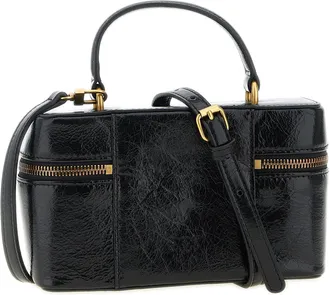 Pinko Vanity Top Handle Bag - Black