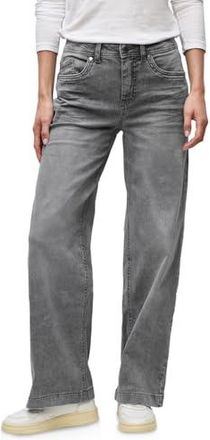Street One 3716500 Jean à Jambes Larges, Gris Clair délavé au Hasard, 33W / 32L Femmes