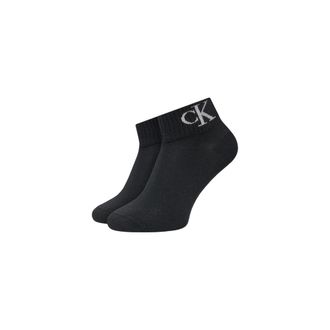 Calvin Klein Jeans Femme, Sous-v&ecirc;tements, Noir, Taille: XS Chaussettes en Coton Noir Femme Automne/Hiver