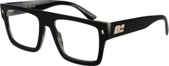 Dsquared2 Homme, Accessoires, Noir, Taille: ONE Size Elegant Rectangular Eyewear Frame