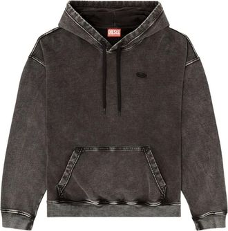 Diesel Homme, Sweatshirts et sweats &agrave; capuche, Noir, Taille: M S-Boxt-Hood-Den