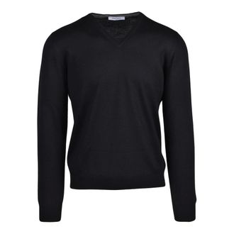 Gran Sasso Herren, Strickwaren, Schwarzk, 5XLGr&ouml;&szlig;e