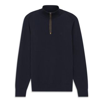 Bugatti Basic Troyer - - Knitwear - Herren - Blau - M