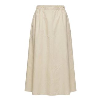 Notyz Midi Rock - - Skirts - Damen - Beige - XL