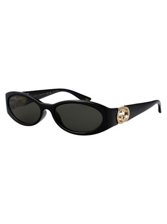 Gucci Womens Sunglasses Gg1660s Black-Grey Black-Black-Grey Injected Black/black/grey