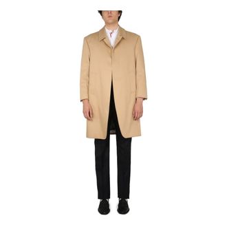 Thom Browne Herren, M&auml;ntel, Beige, XLGr&ouml;&szlig;e