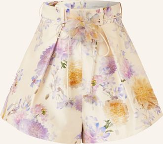 Zimmermann Shorts Luna Mit Seide weiss