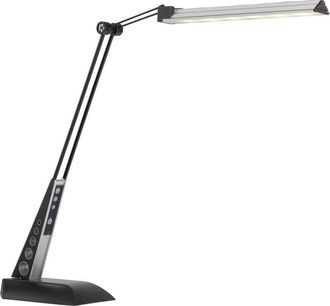 Brilliant Lampe de bureau à led Brilliant Jaap led intégrée 6 w noir, chrome S44631