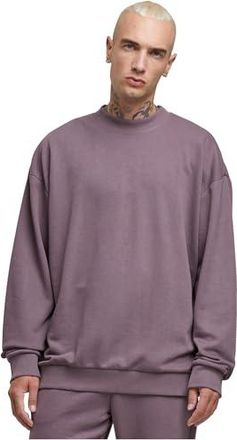 Urban Classics Tb6663-light Terry Crew Sweater, Violet délavé, XXL Homme