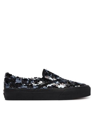 Vans Sneakers aus Stoff Classic Slip-On VN0010W0DE21 Schwarz