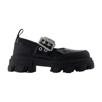 Ganni Cleated Ballets - - Shoes - Damen - Schwarzk - 39 EU