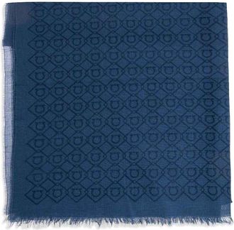 Ferragamo Schal - Dunkelblau