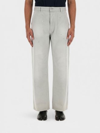 Maison Margiela Jean large en denim de coton &agrave; effet us&eacute;