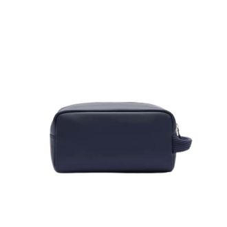 Lacoste Necessaire Classic Logo - Homme - Sacs - Bleu - Taille: ONE Size
