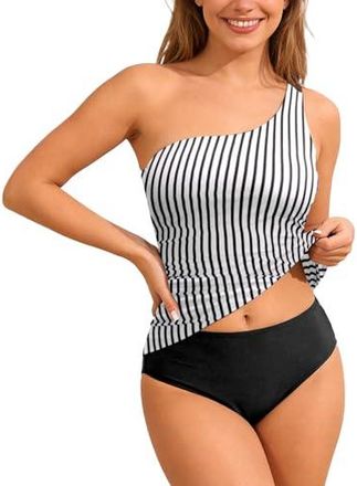 Generic Maillot De Bain Femme 2 Pieces Bikini Femme 2 Pieces Bikini &Eacute;paule D&eacute;nud&eacute;e + Bas Bikini - Deux Pi&egrave;ces Asym&eacute;trique Tendance