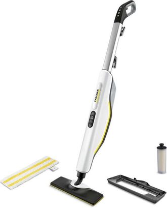 Karcher K&auml;rcherK&auml;rcher Dampfreiniger de sc 3 Upright, Aufheizzeit 0,5 Minuten, Reichweite ca. 60 m&sup2;, Tank 0,5 l, 1600 w, D&uuml;se und Bodentuch